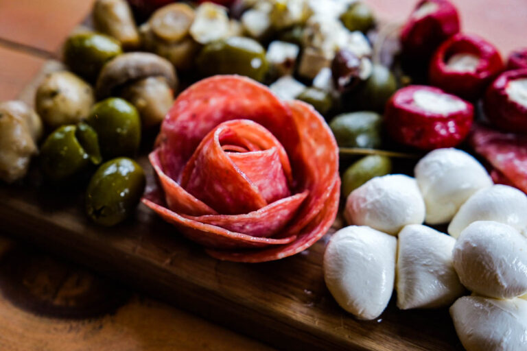 How to Create a Rose Salami for a Charcuterie Board - Amazing ...