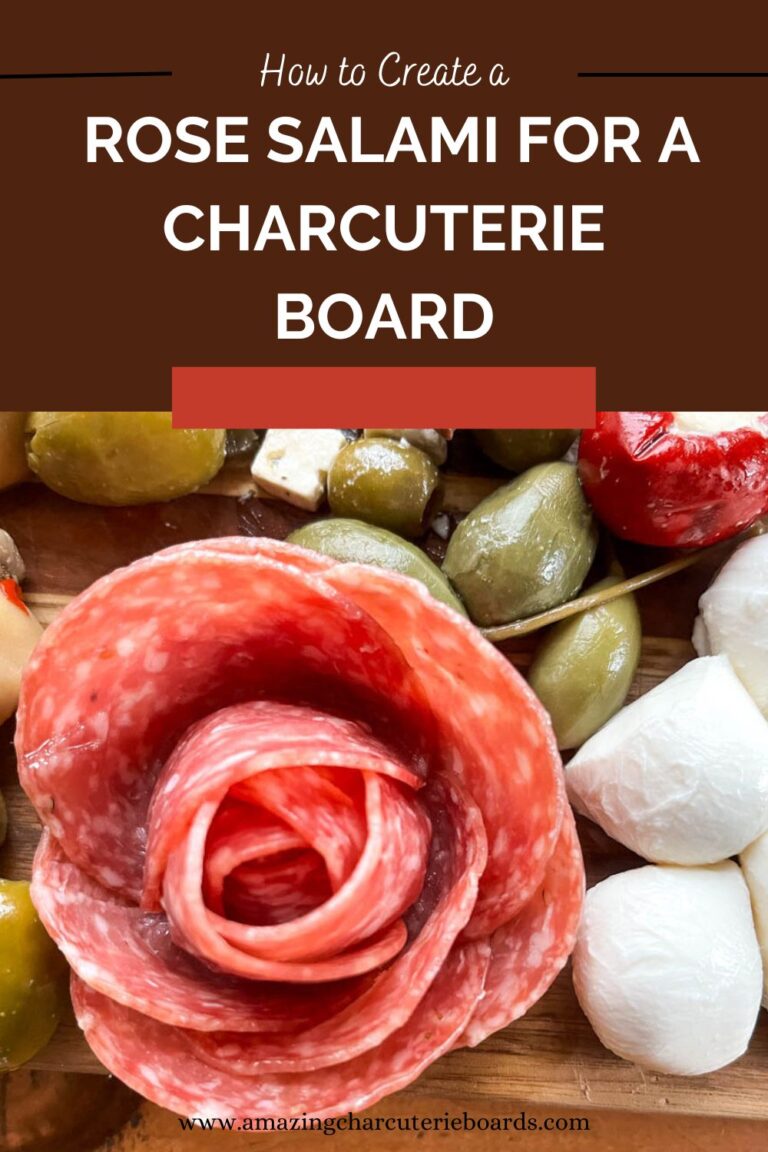 How to Create a Rose Salami for a Charcuterie Board - Amazing ...