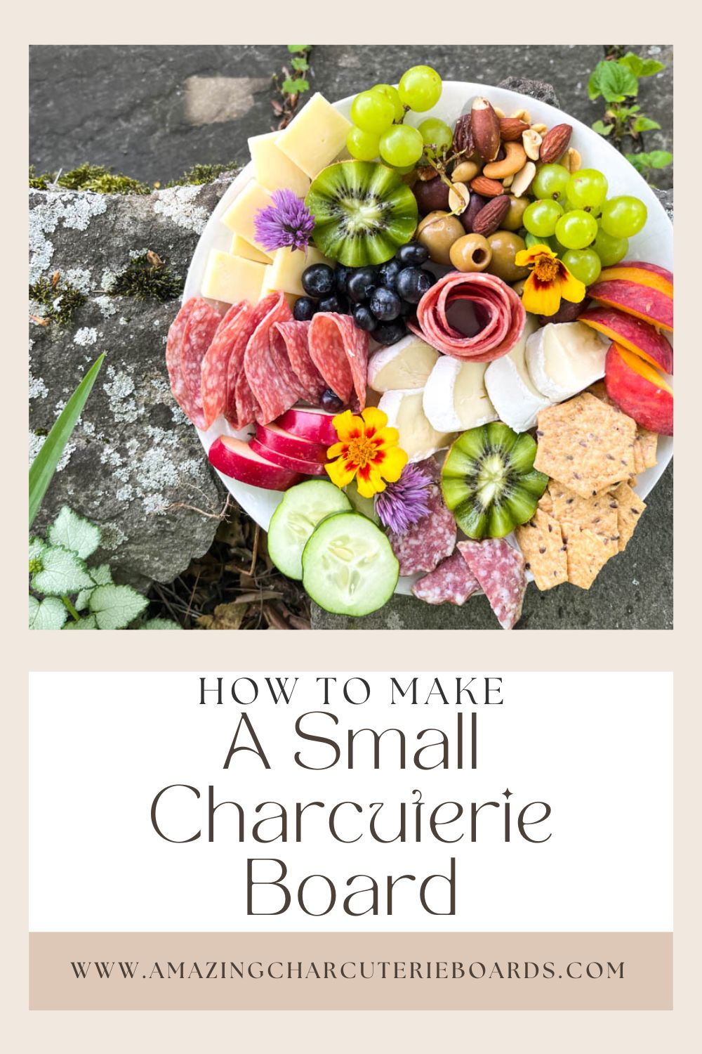A Simple Small Charcuterie Platter for Summer - Amazing Charcuterie Boards