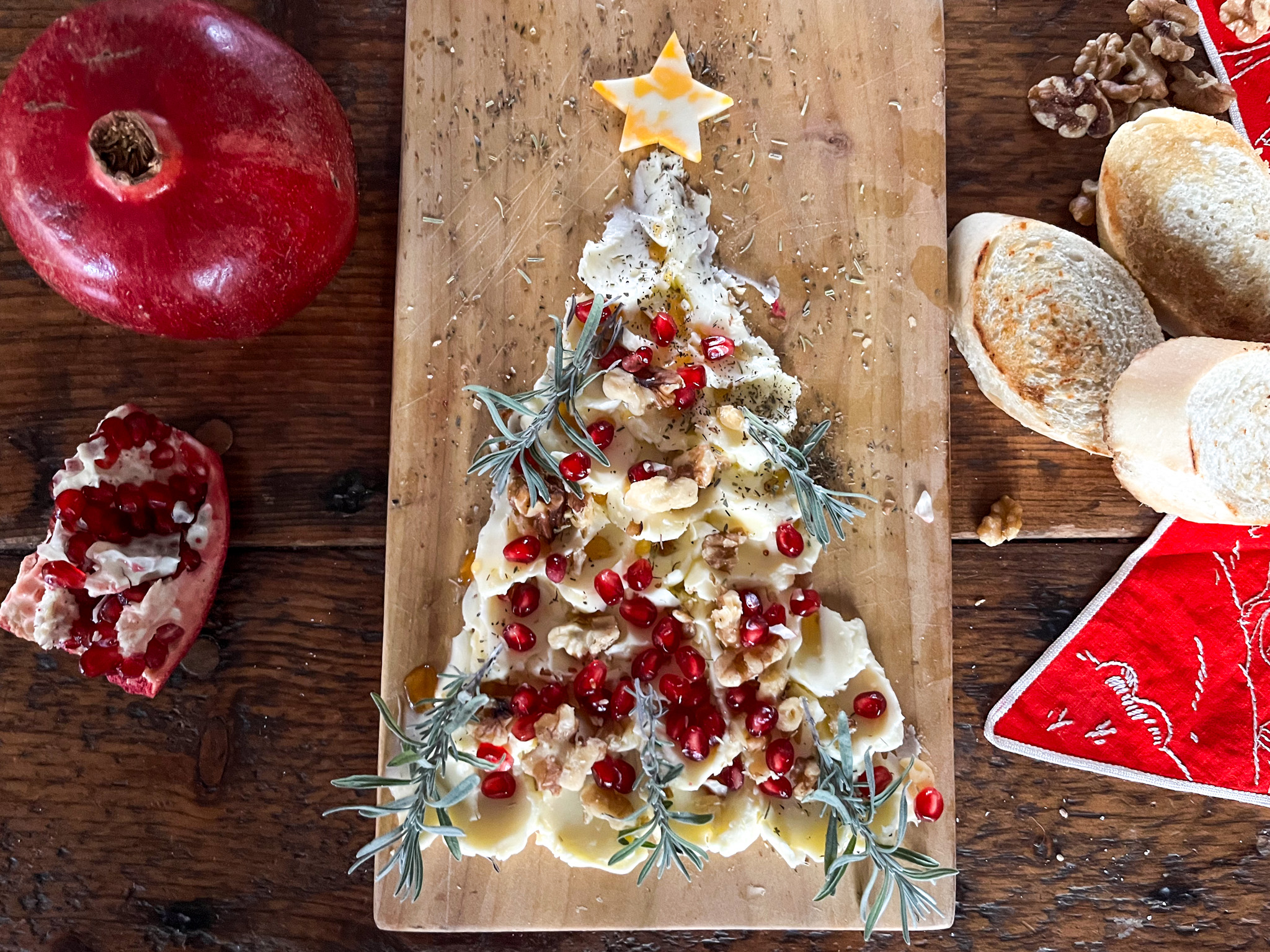 How to Make a Christmas Tree Butter Board - Amazing Charcuterie Boards