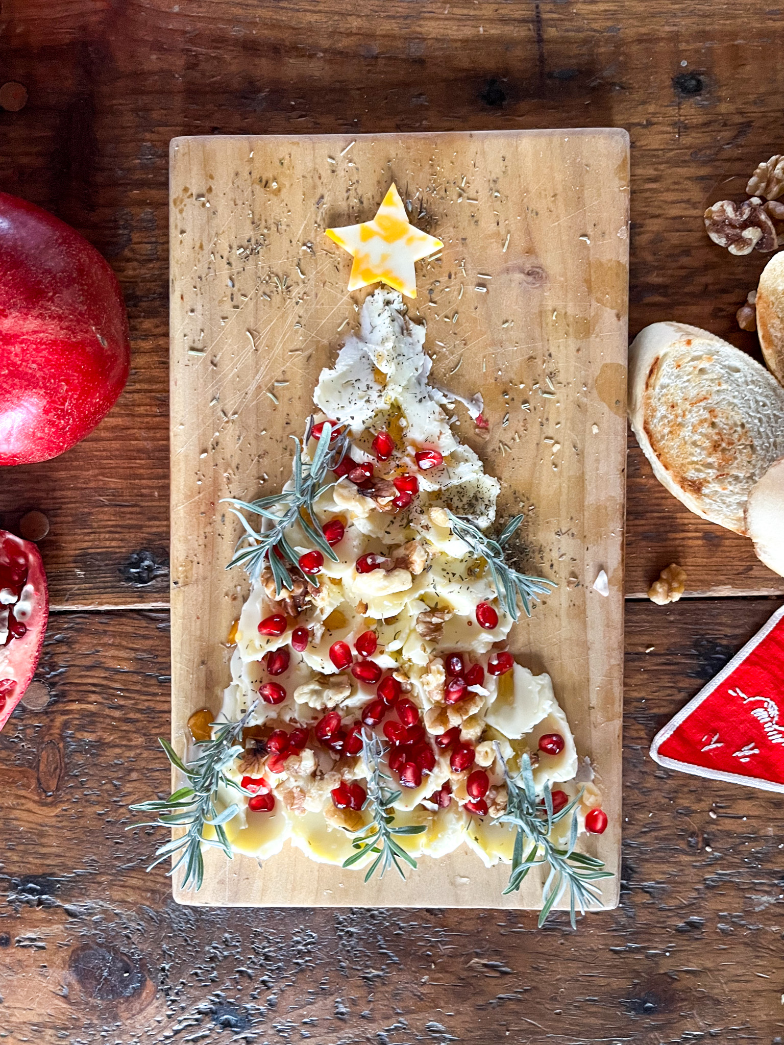 How to Make a Christmas Tree Butter Board - Amazing Charcuterie Boards