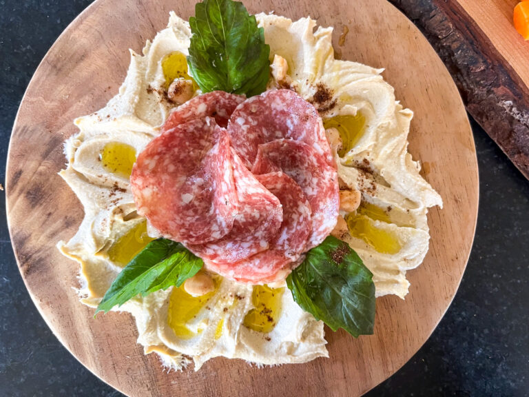 How to Make a Hummus Flower Board - Amazing Charcuterie Boards
